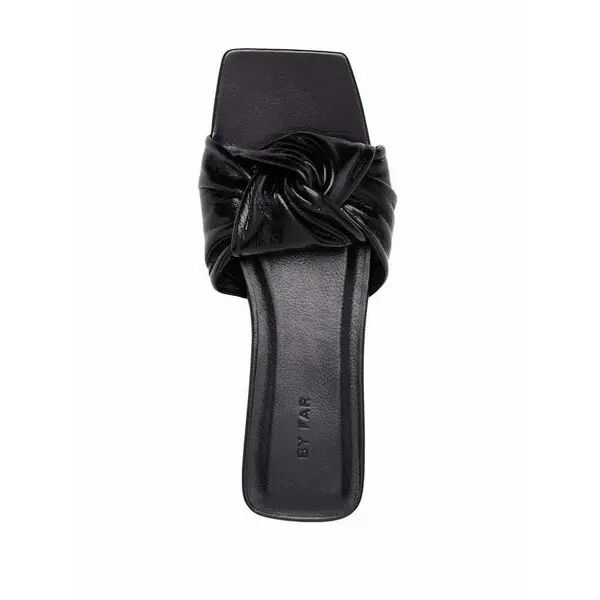 By Far Tied Detail Flat Sandals