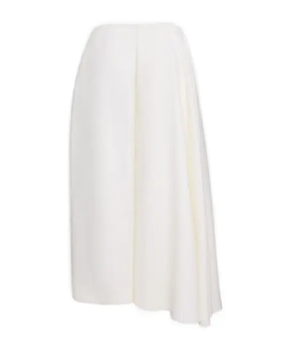 Alaïa Asymmetrical Skirt Pants - White