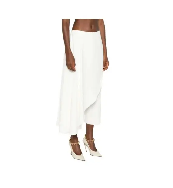 Alaïa Asymmetrical Skirt Pants - White