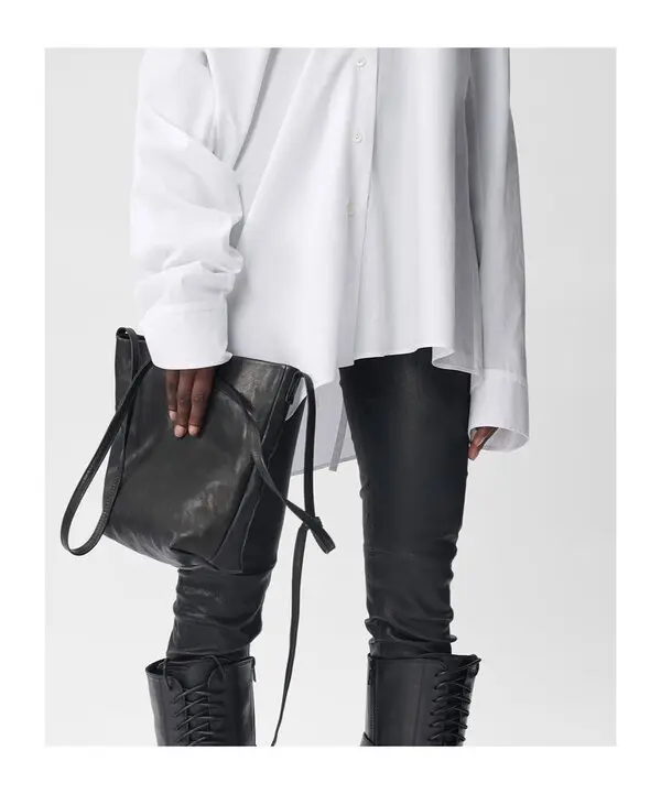 ANN DEMEULEMEESTER Off-shoulder Shirt - White