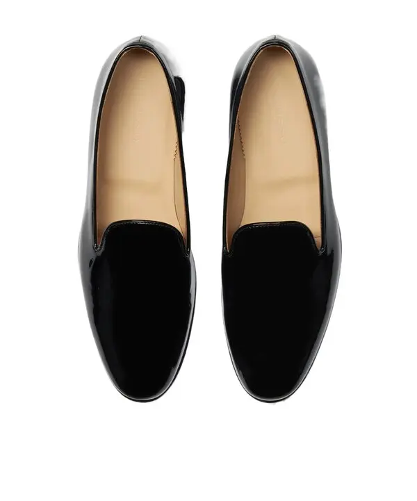 SCAROSSO Tommy Patent Leather Loafers