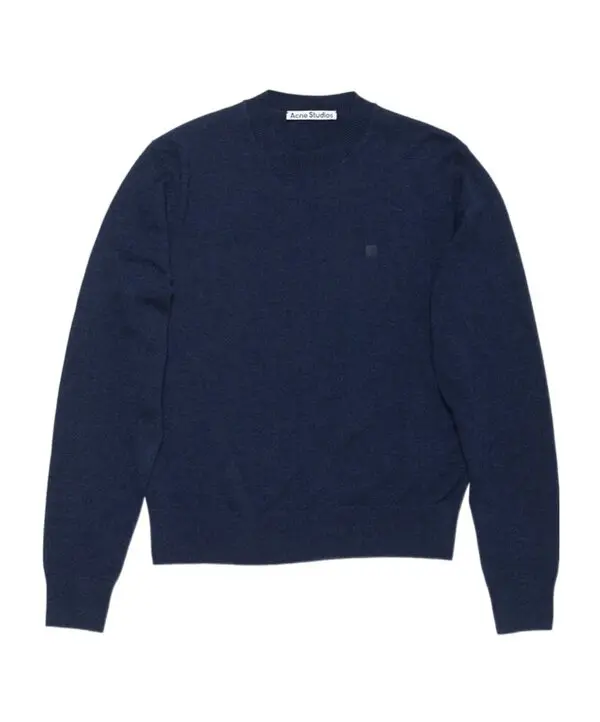 Acne Studios Crewneck Jumper With Ribbed Details