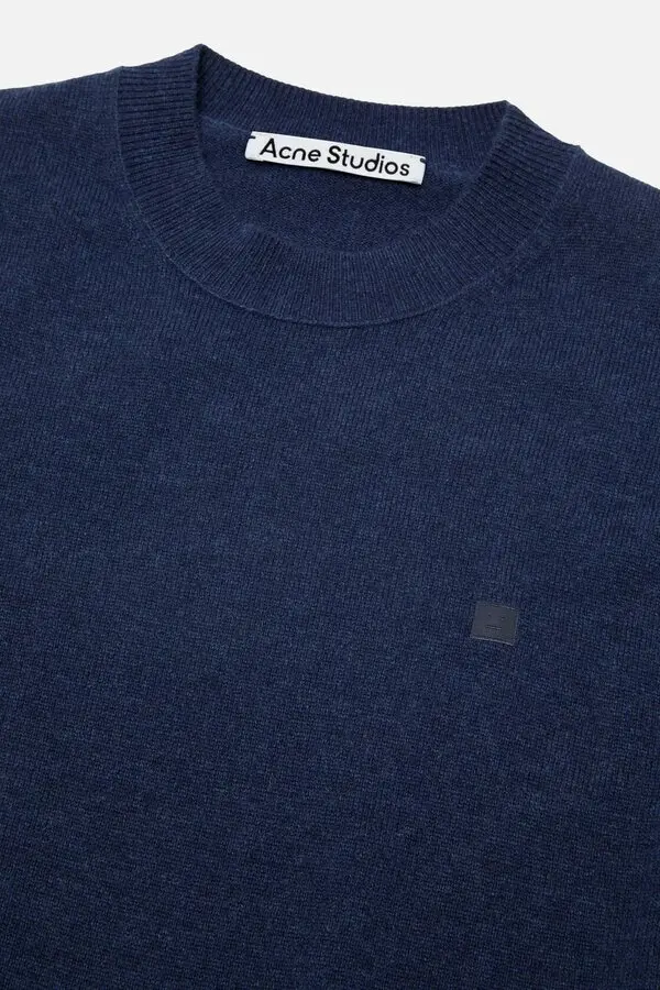 Acne Studios Crewneck Jumper With Ribbed Details