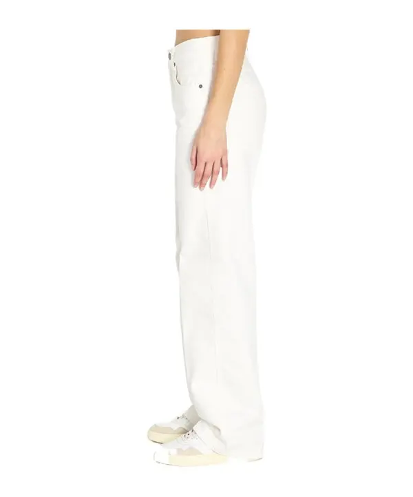 HAIKURE Winona Wide Leg Jeans - White