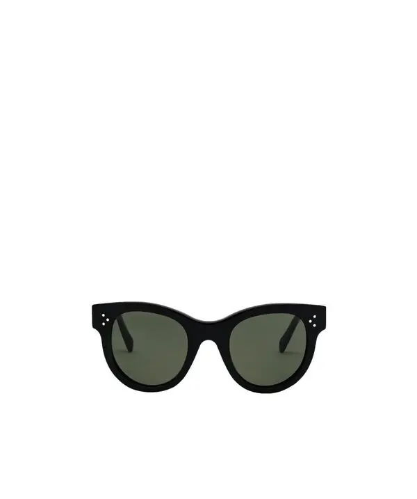 Celine Elliptical Sunglasses - Black