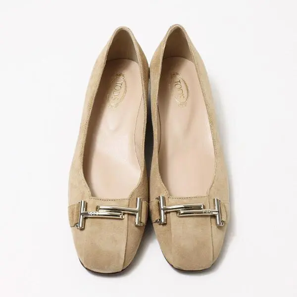 TOD'S Flat Loafers With Logo Detail