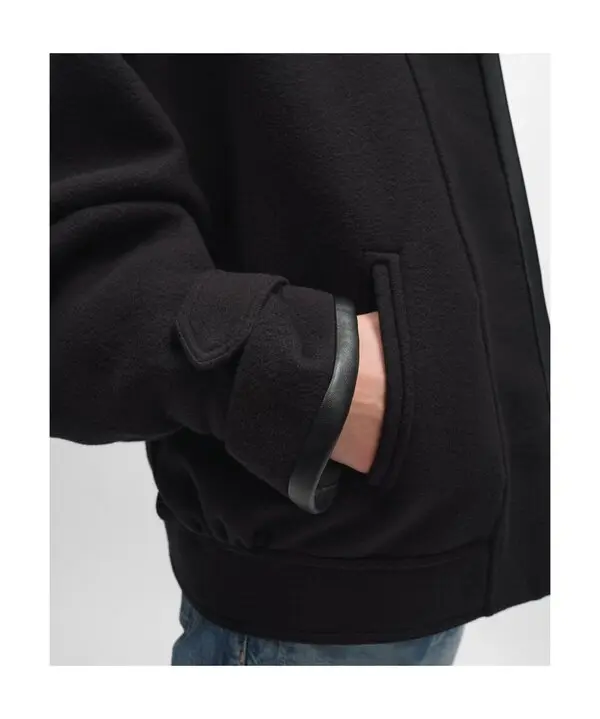 Celine Double-face Wool Felt Jacket With Zip Closure