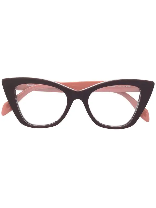 Alexander McQueen Cat Eye Frame Eyeglasses