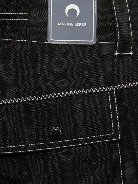 MARINE SERRE Cargo Pants With Contrast Stitching