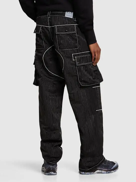 MARINE SERRE Cargo Pants With Contrast Stitching