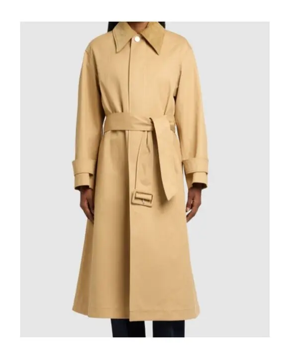 AMI Paris Belted Cotton Windbreaker