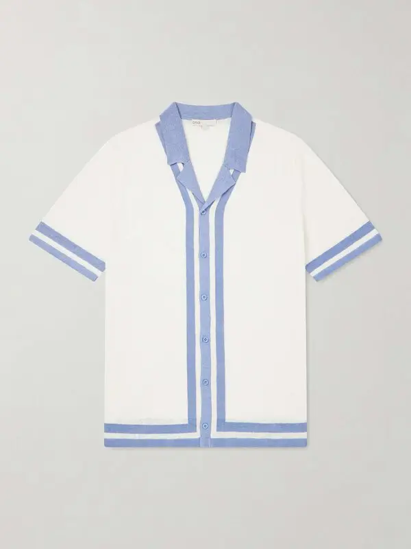 Onia Camp-collar Linen Shirt