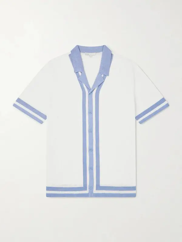 Onia Camp-collar Linen Shirt