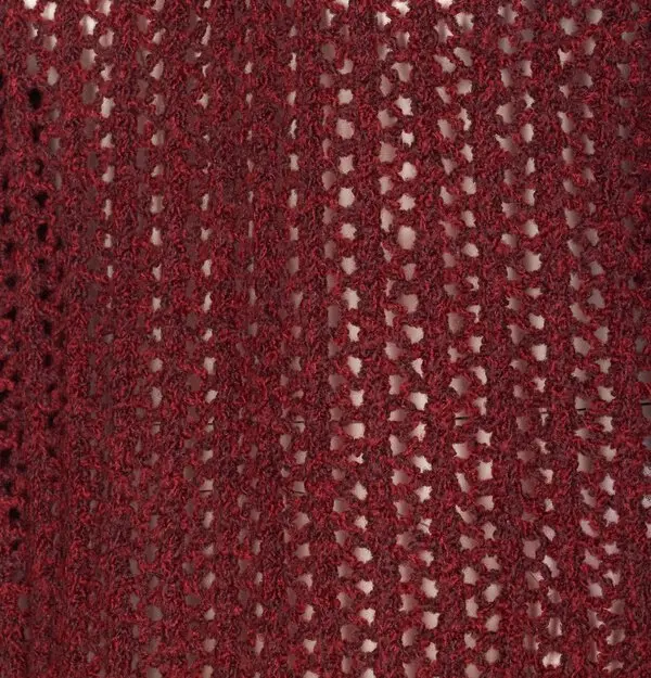 Max Mara Quaglia Openwork High Neck Jumper