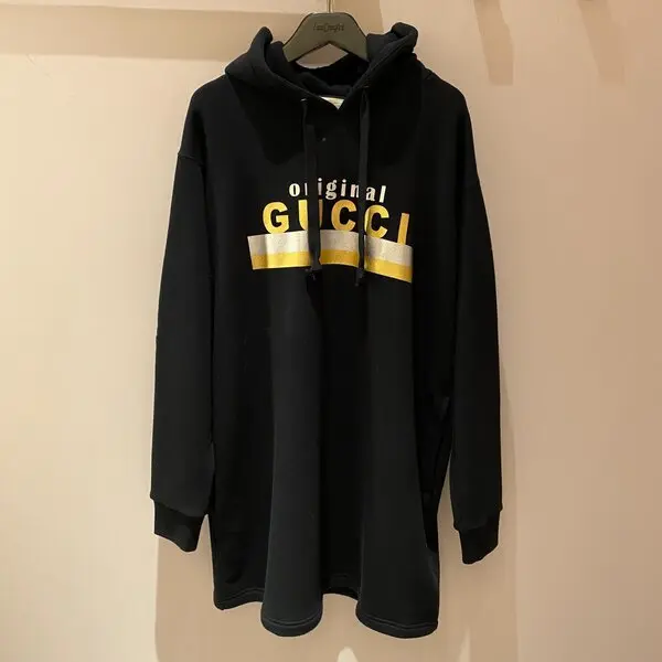 Gucci Original Print Hooded Dress