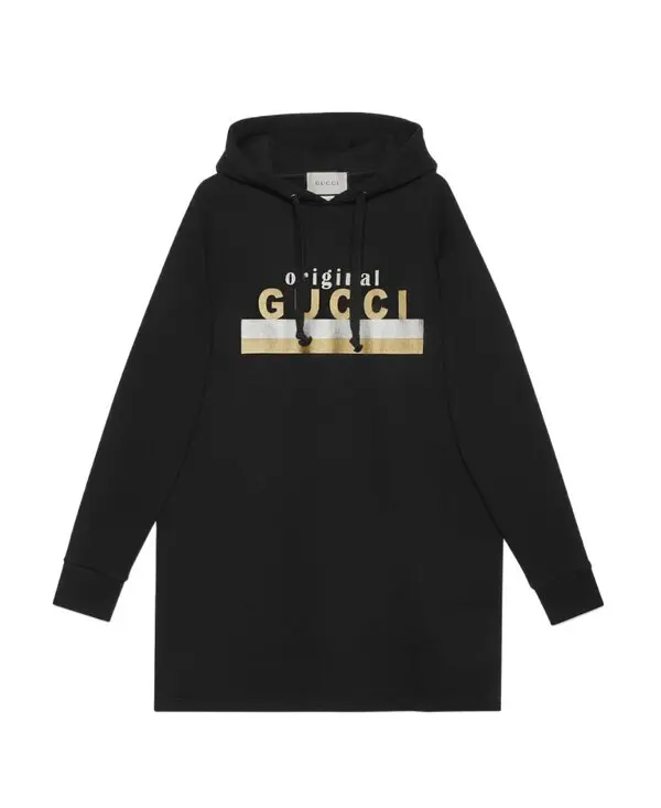 Gucci Original Print Hooded Dress