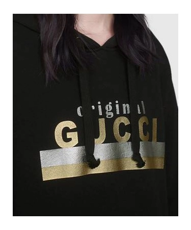 Gucci Original Print Hooded Dress