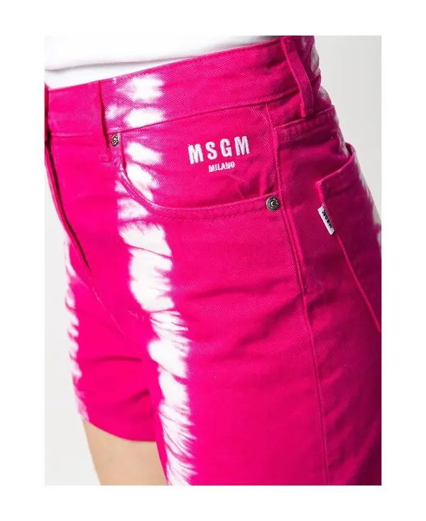 MSGM Logo Detail Shorts