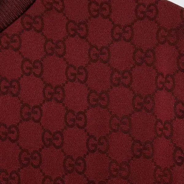 Gucci Monogrammed Zip-up Jacket - Red