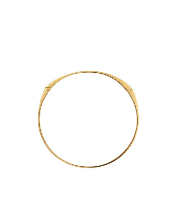 TOTEME Engraved Logo Necklace - Golden