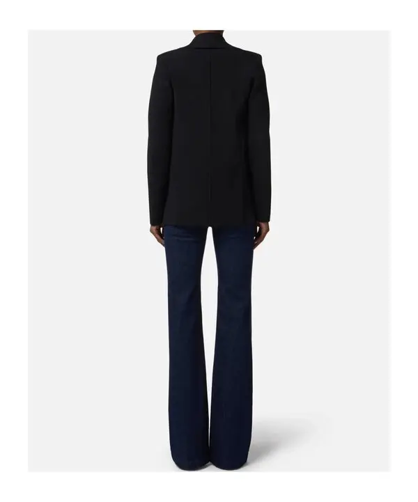 Elisabetta Franchi Double Breasted Knit Jacket