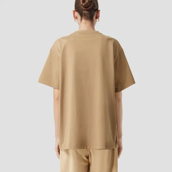 Burberry Embroidered Cotton T-shirt