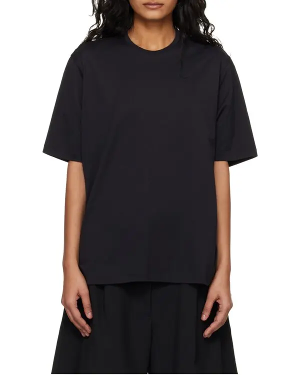 THE FRANKIE SHOP Harper Cotton T-shirt - Black
