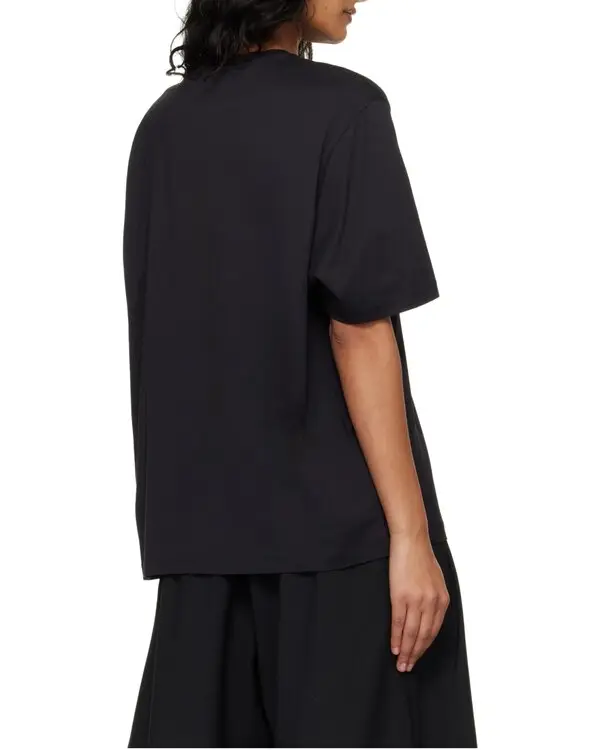 THE FRANKIE SHOP Harper Cotton T-shirt - Black
