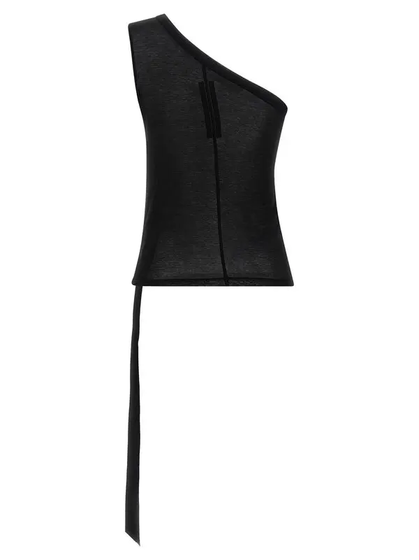 Rick Owens One-shoulder Ziggy Top