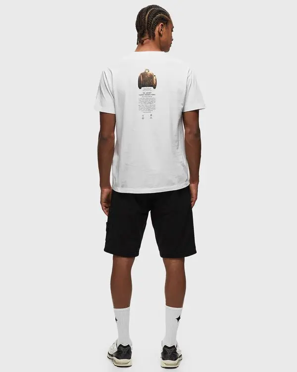 Stone Island Logo Printed Crewneck T-shirt