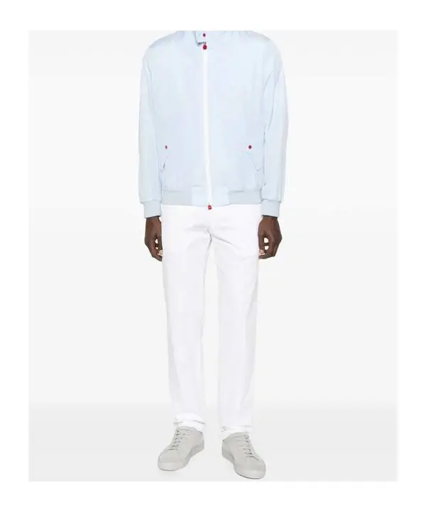 Kiton Cima Zip-up Jacket - Blue