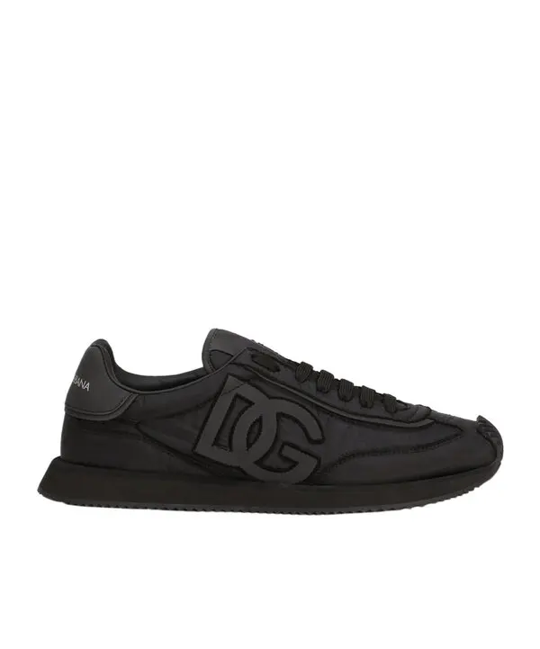 Dolce & Gabbana Logo Detail Low-top Sneakers - Black