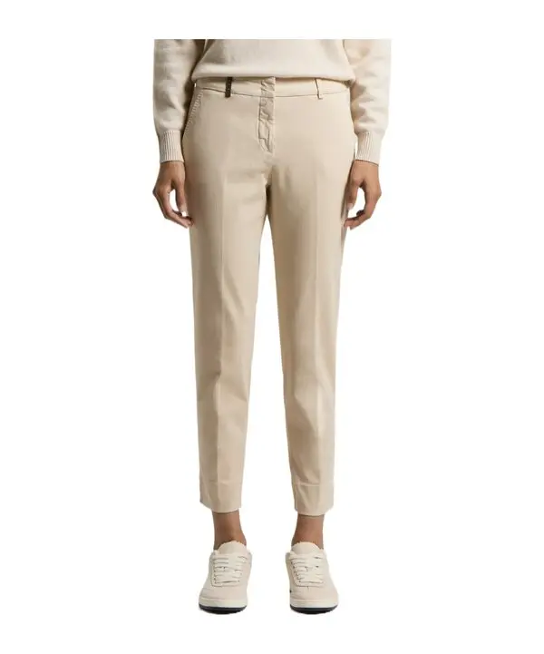 Peserico Ruffled Fabric Trousers - Nude