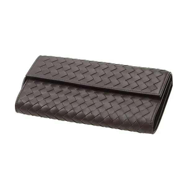 Bottega Veneta Weave A Logo Wallet