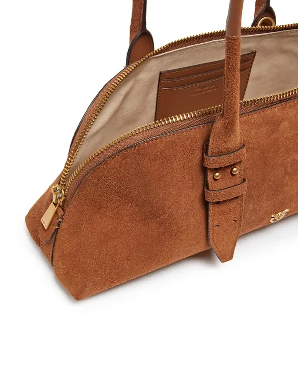 Pinko Bowling Baguette Large Shoulder Bag - Brown