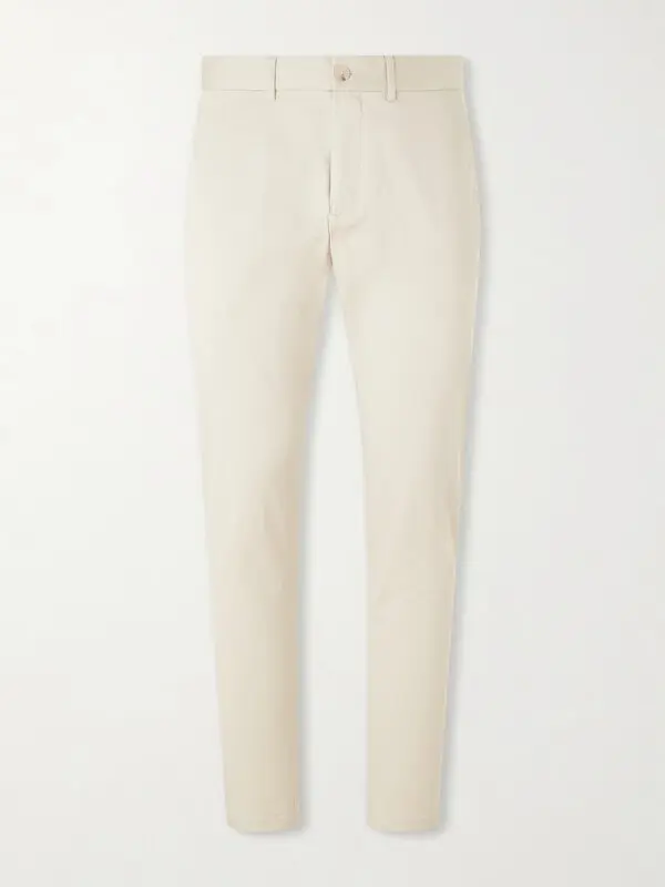 Onia Straight-leg Cotton-blend Trousers
