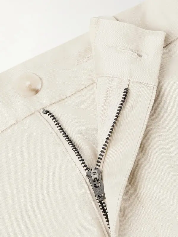 Onia Straight-leg Cotton-blend Trousers