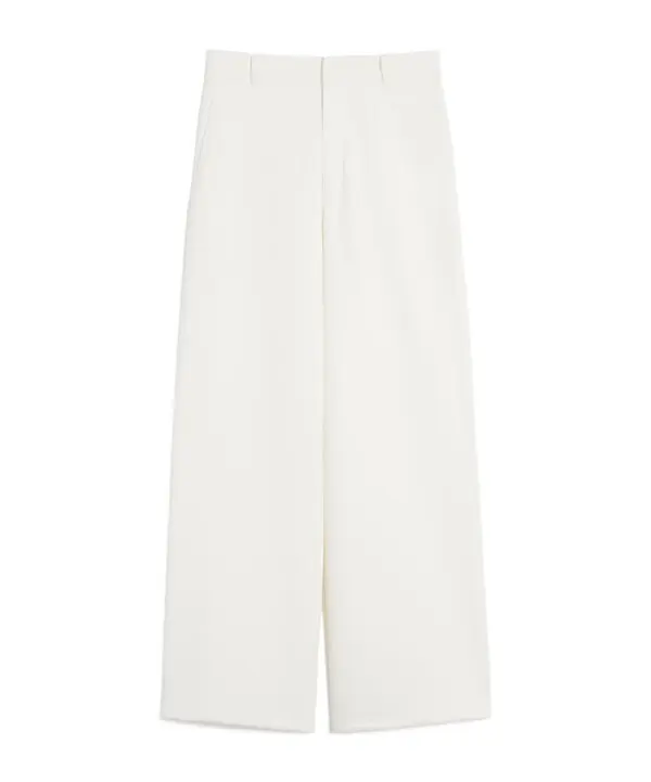 Max Mara Merlot Wide-leg Pants - White