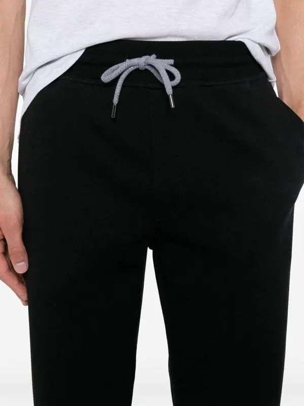 Brunello Cucinelli Drawstring Straight Leg Pants - Black