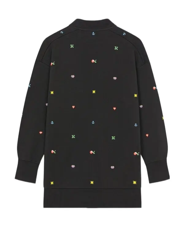 Kenzo Pixels" Embroidered Cardigan Dress