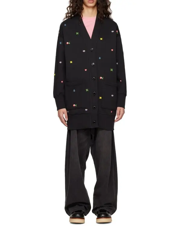 Kenzo Pixels" Embroidered Cardigan Dress