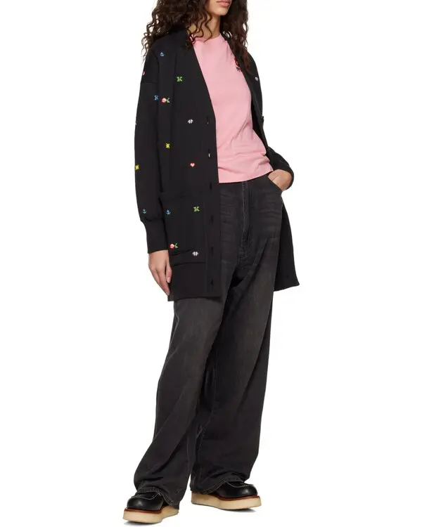 Kenzo Pixels" Embroidered Cardigan Dress
