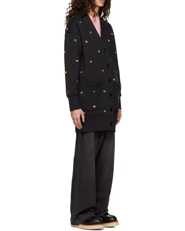 Kenzo Pixels" Embroidered Cardigan Dress