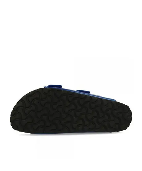 BIRKENSTOCK Double Belted Round Head Slippers - Blue