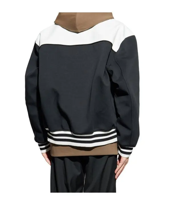 Mcm München Varsity Bomber Jacket - Black