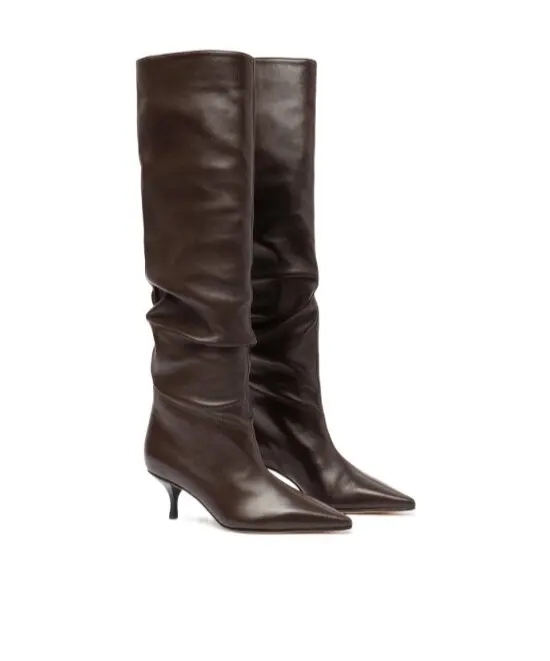 SCAROSSO Barbara Boots - Dark Brown