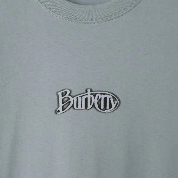 Burberry Logo Appliqué Cotton T-shirt - Gale