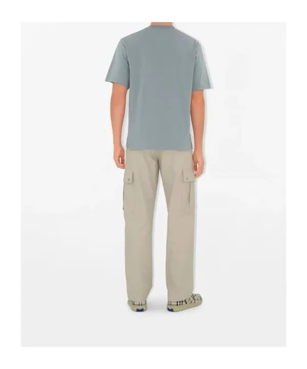 Burberry Logo Appliqué Cotton T-shirt - Gale