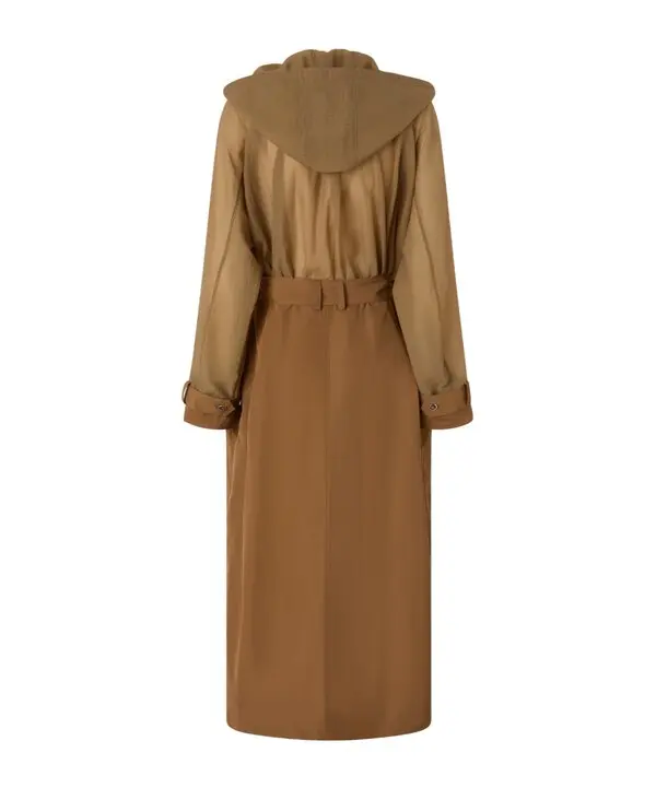 Pinko Sheer Insert Trench Coat