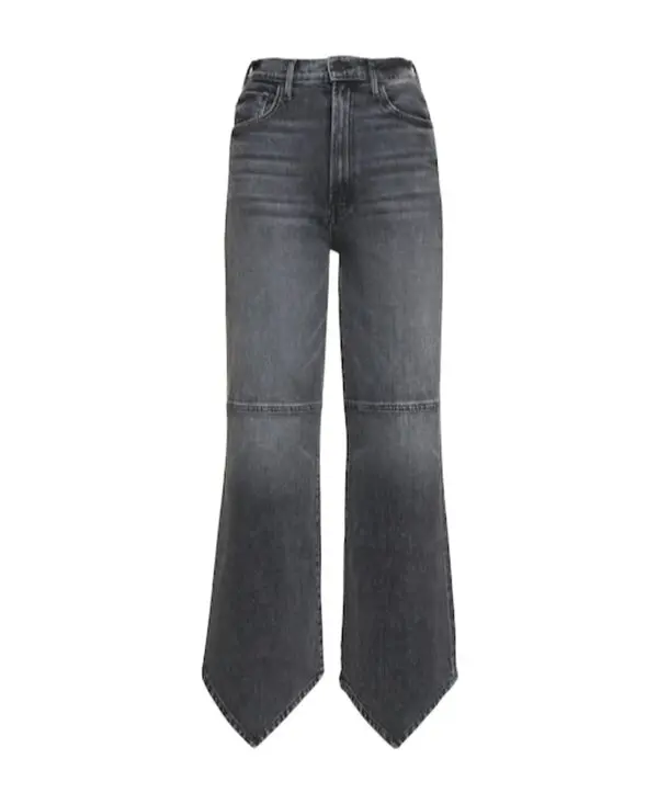 MOTHER The Dagger Stretch Jeans - Black